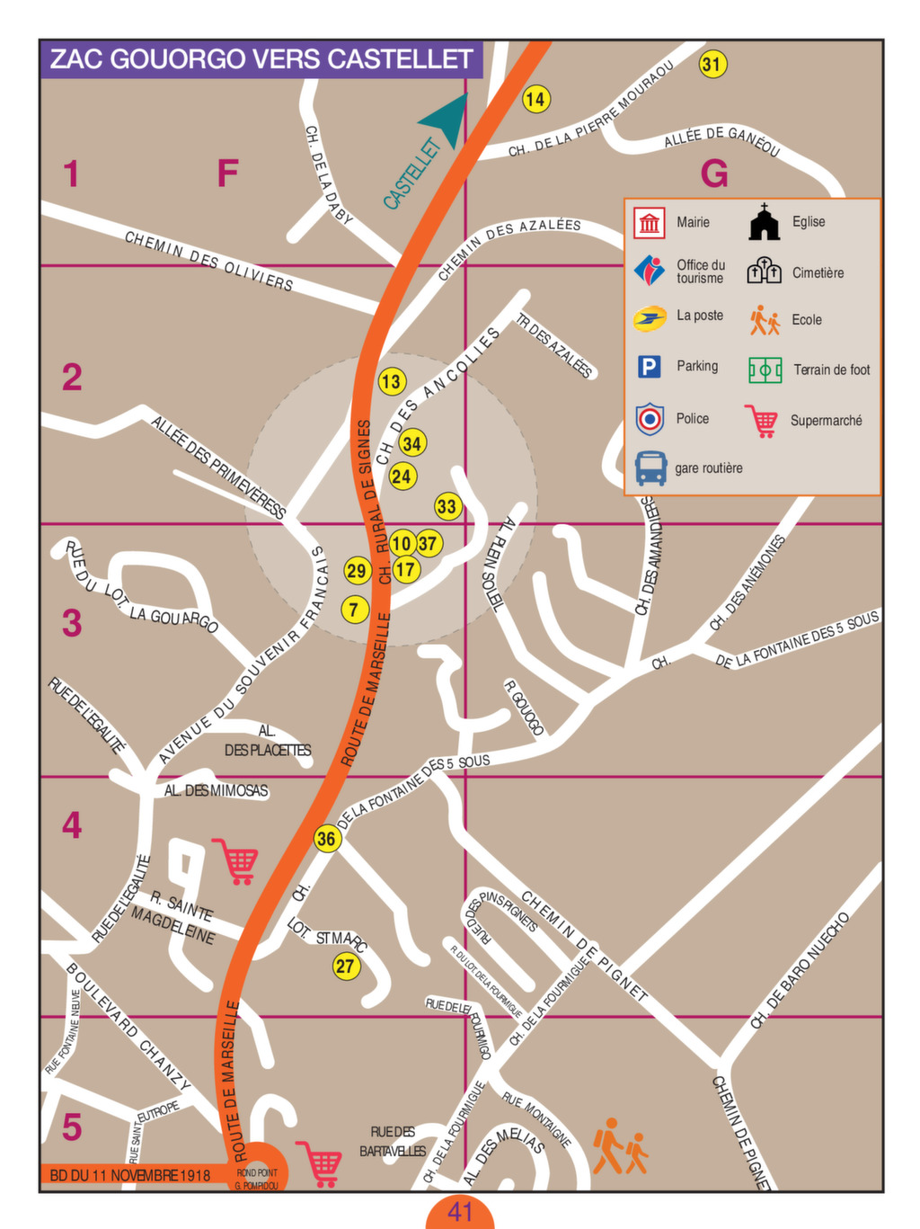 Guide Pratique de la ville du Beausset : commerces, artisans, plan et n ...